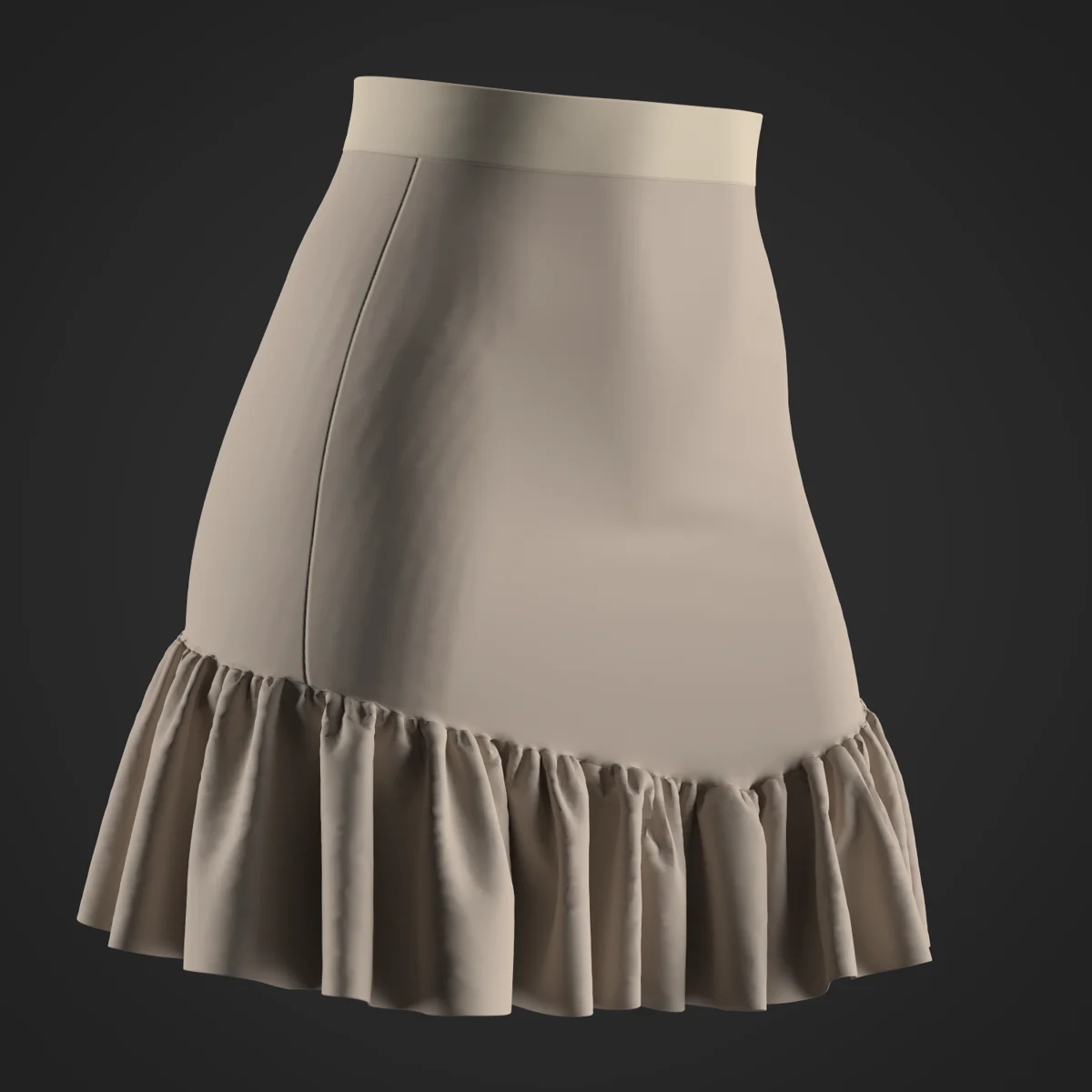 basic skirt | 3D Model - CONNECT