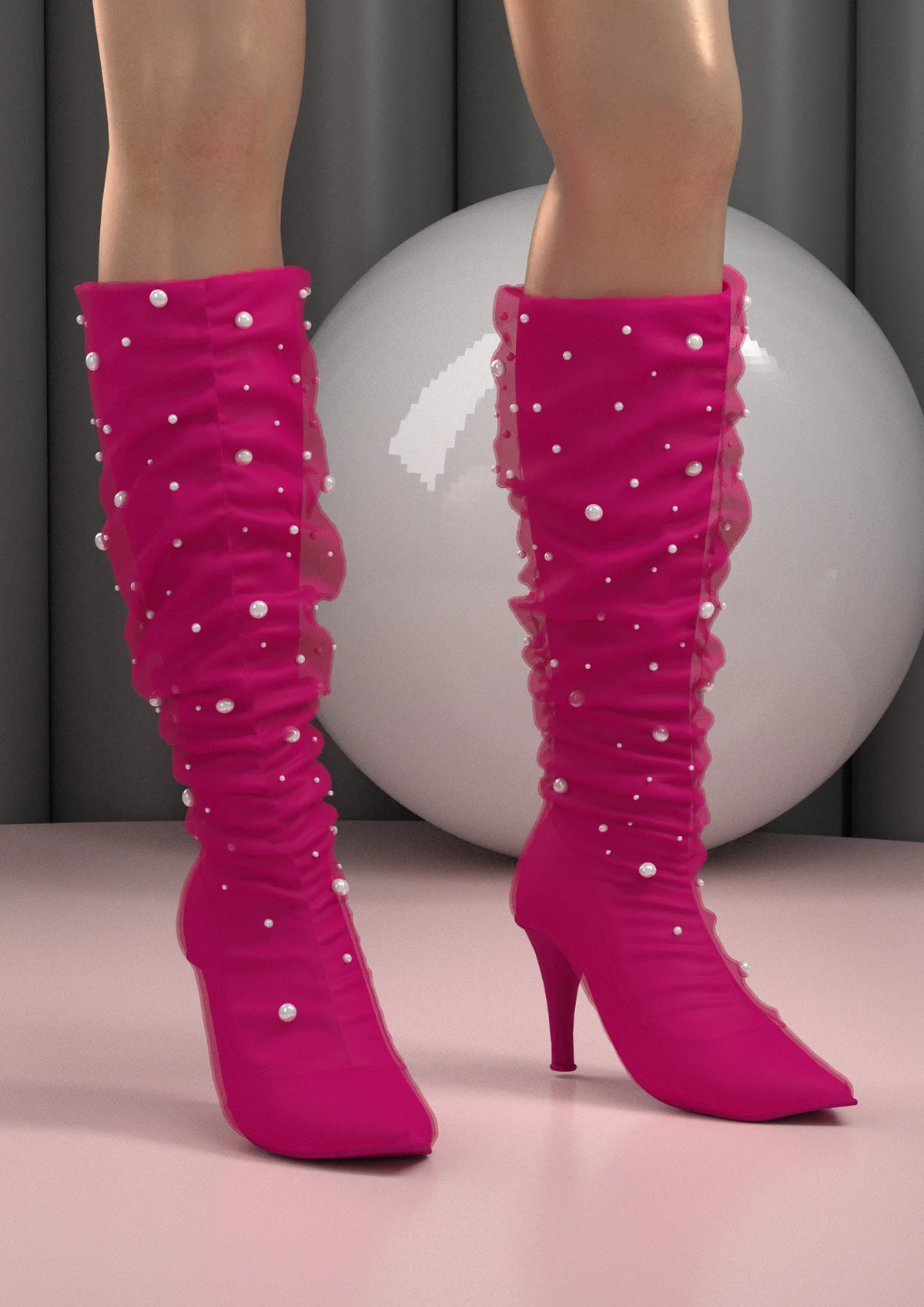 barbie boots | 3D Model - CONNECT
